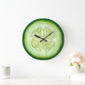 Funny Pickle Kitchen Wall Clocks | Zazzle