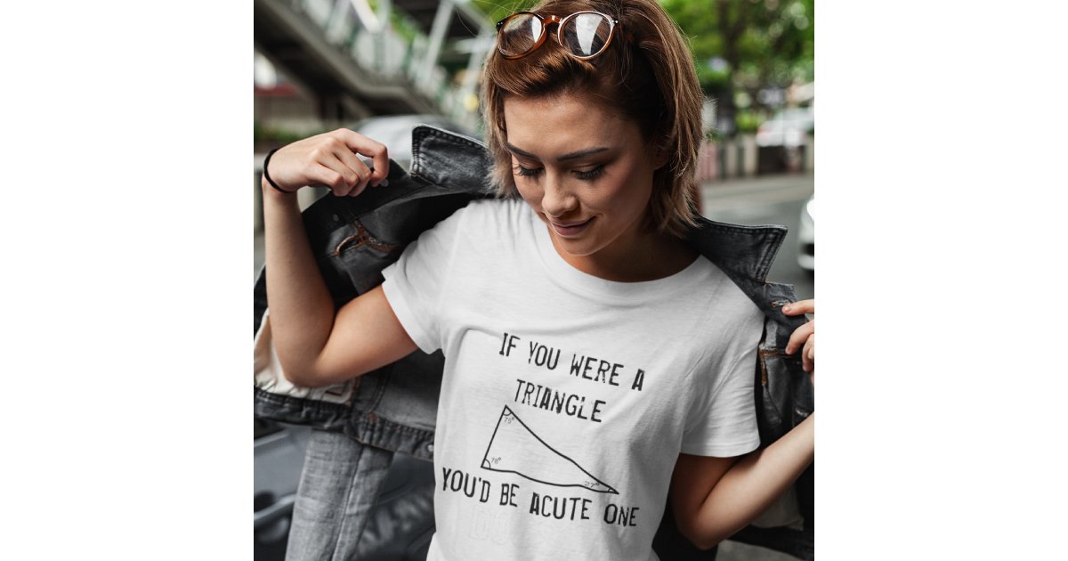 Funny Pickup Line: Triangle T-Shirt | Zazzle