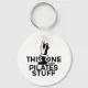 Funny Pilates - Vintage This One Does Pilates Keychain | Zazzle