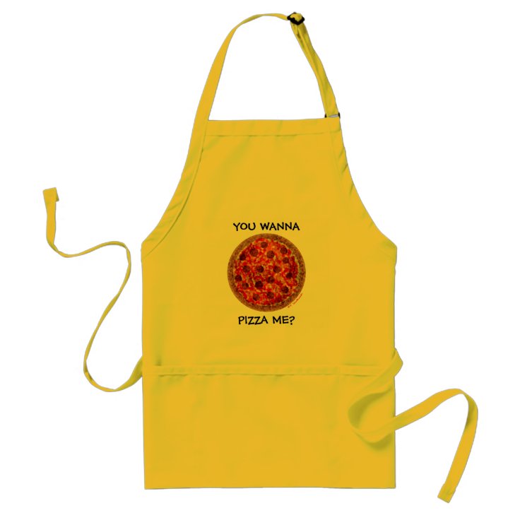 Funny Pizza Apron | Zazzle