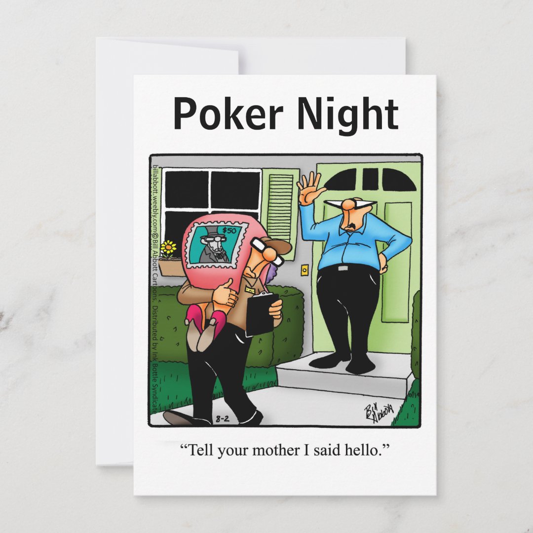 Funny Poker Night Invitations | Zazzle