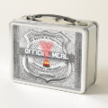 Funny Police Badge Metal Lunch Box | Zazzle