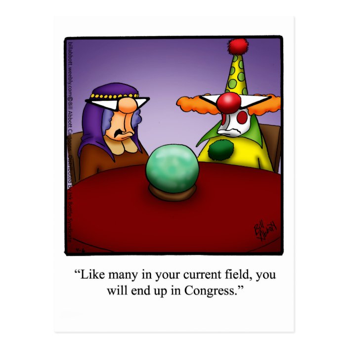 Funny Political Humor Postcard | Zazzle.com