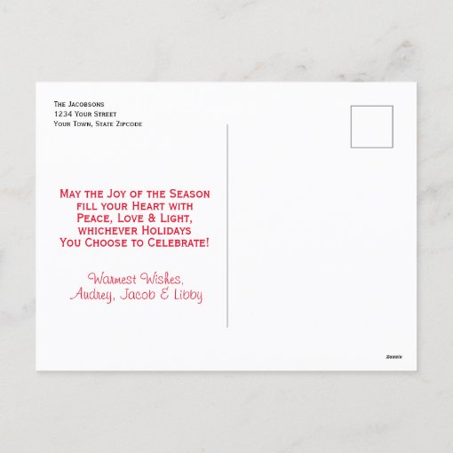 Funny Politically Correct All Inclusive Seasonal Holiday Postcard | Zazzle