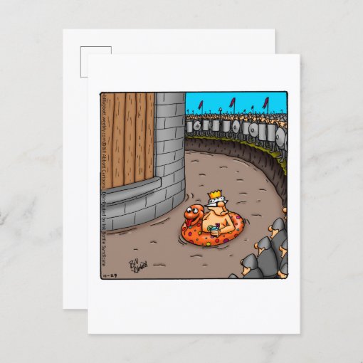 Funny Pool Party Invitations Postcards | Zazzle