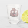 Funny Poop custom name shot glass | Zazzle