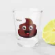 Funny Poop custom name shot glass | Zazzle