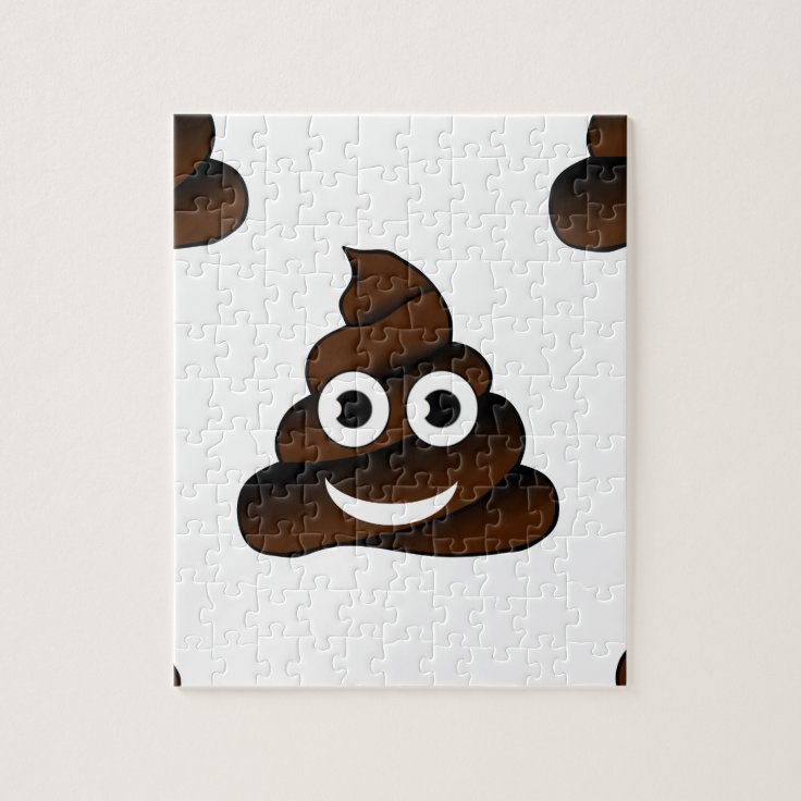 funny poop emoji jigsaw puzzle | Zazzle