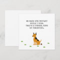 Funny Poop Happy Father's Day Card From The Dog | Zazzle