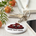 Funny Poop key chain 3 : joyful | Zazzle