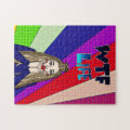 Funny Pop Art WTF Life ] Lady Freaking Out Jigsaw Puzzle | Zazzle