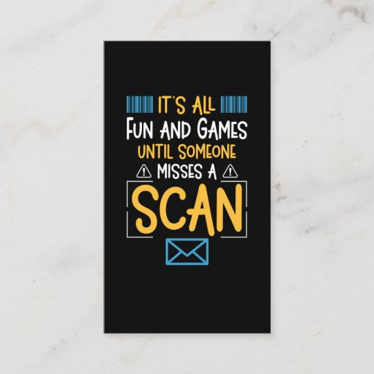 Funny Postal Worker Mailman Business Card | Zazzle.com