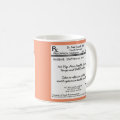 Funny Prescription Pad RX Coffee Mug | Zazzle