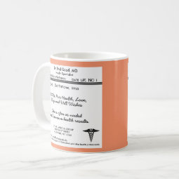 Funny Prescription Pad RX Coffee Mug | Zazzle