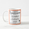 Funny Prescription Pad RX Coffee Mug | Zazzle
