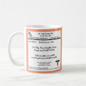 Funny Prescription Pad RX Coffee Mug | Zazzle