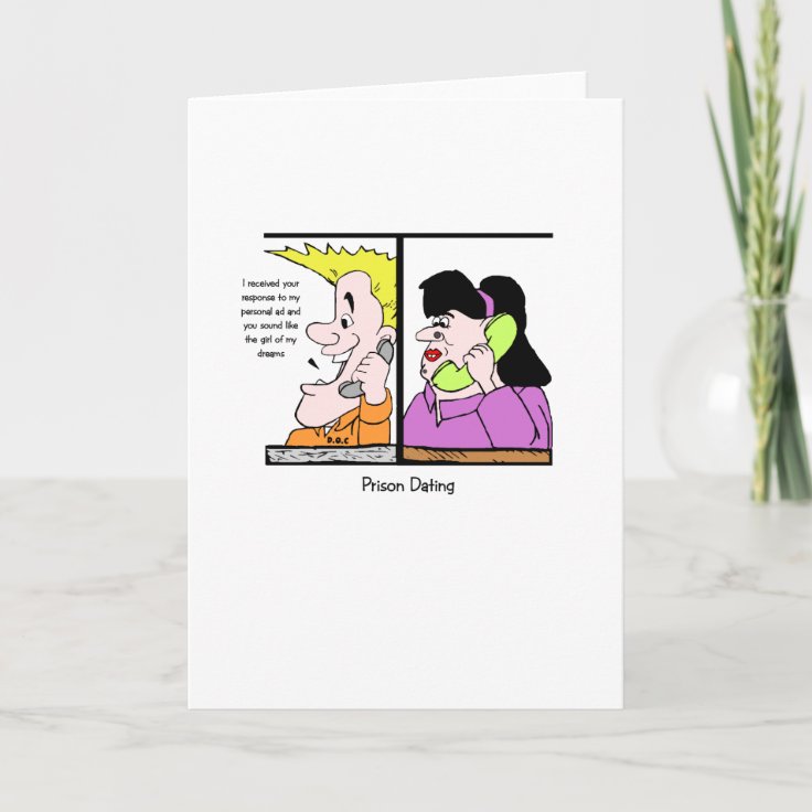 Funny Prison Greeting Card | Zazzle