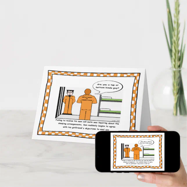 Funny Prison Greeting Card | Zazzle