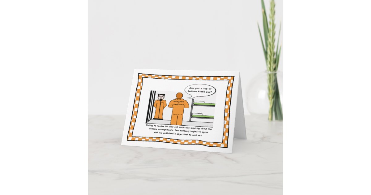 Funny Prison Greeting Card | Zazzle