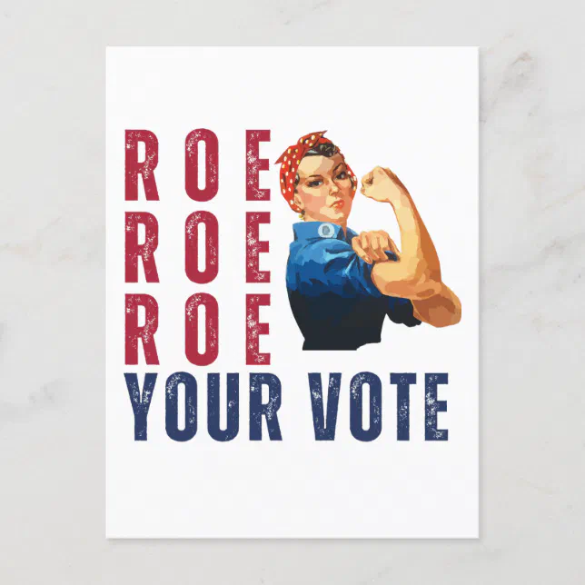 Funny Pro Choice Retro Feminist Political Cartoon Postcard | Zazzle