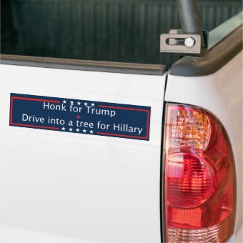 Funny Pro-Trump Bumper Sticker | Zazzle