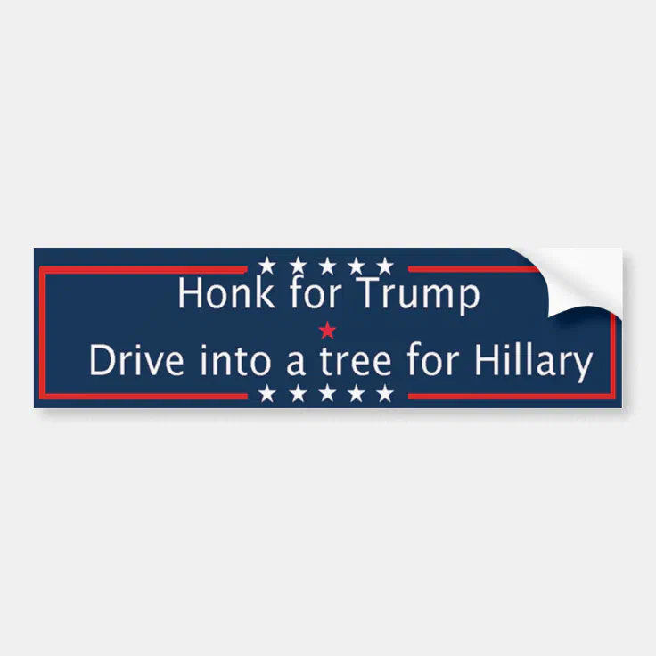 Funny Pro-Trump Bumper Sticker | Zazzle