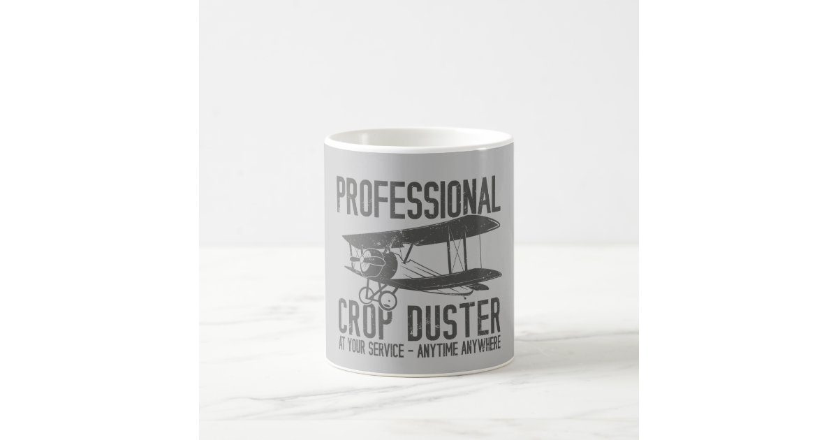 Funny Professional Crop Duster Fart Joke Gift Coffee Mug | Zazzle