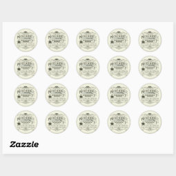 Funny Programmer Classic Round Sticker | Zazzle