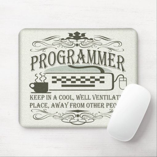 Funny Programmer Mouse Pad Zazzle