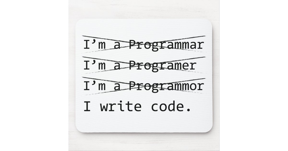 Funny Programmer Mouse Pad | Zazzle