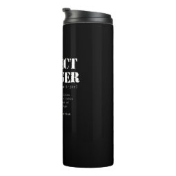 Funny Project Manager Dictionary Definition Thermal Tumbler | Zazzle