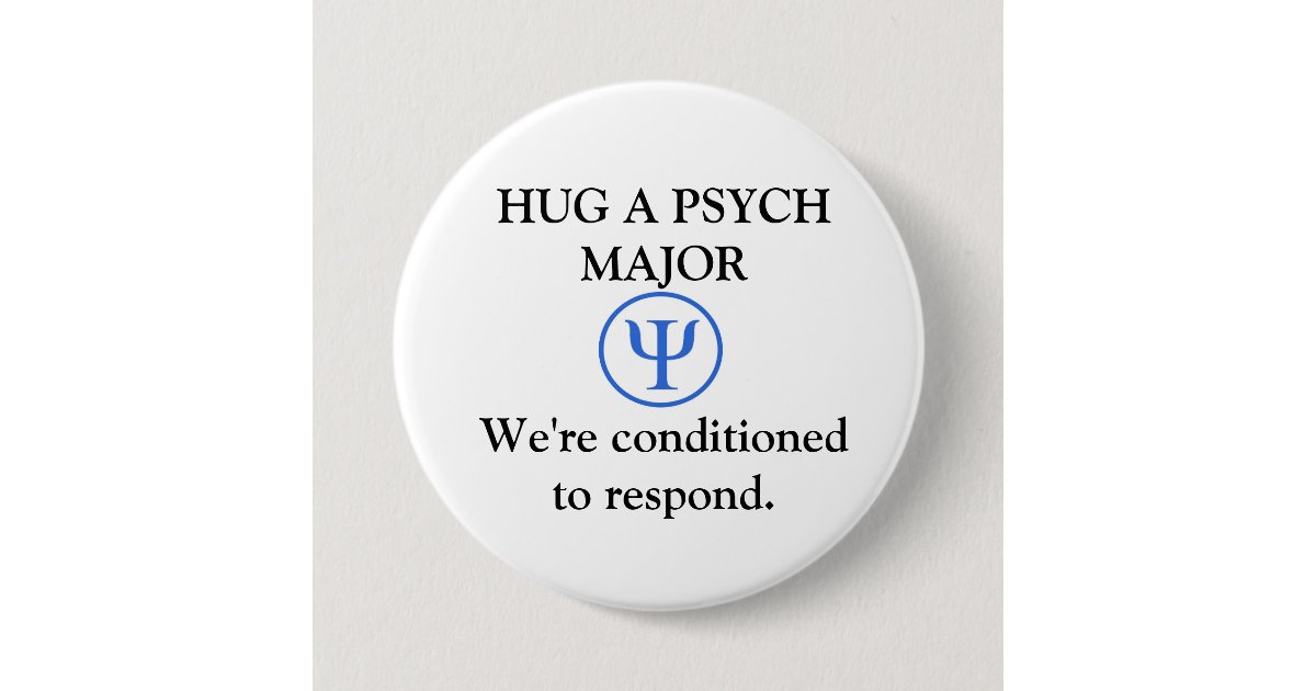 Funny Psych Major Button | Zazzle