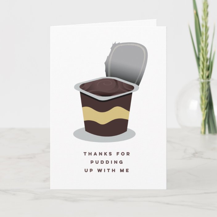 Funny Pun Pudding Mother's Day Greeting Card | Zazzle