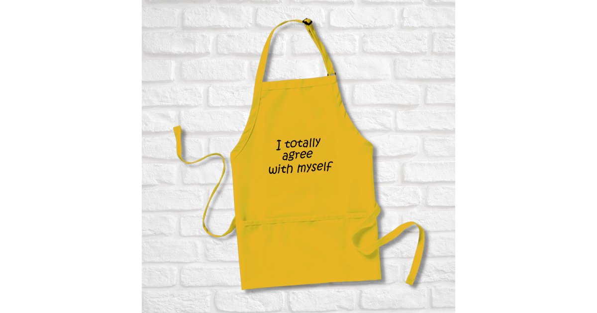 Funny quote aprons kitchen gifts joke friend humor | Zazzle