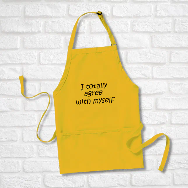 Funny quote aprons kitchen gifts joke friend humor | Zazzle