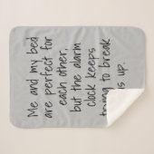 Funny quote blanket | Zazzle