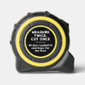Funny Quote Measure Twice Cut Once Tape Measure | Zazzle