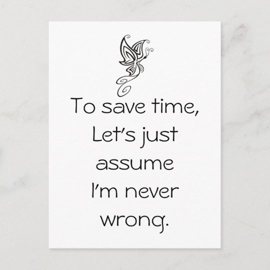 Funny Quote Postcard | Zazzle.com