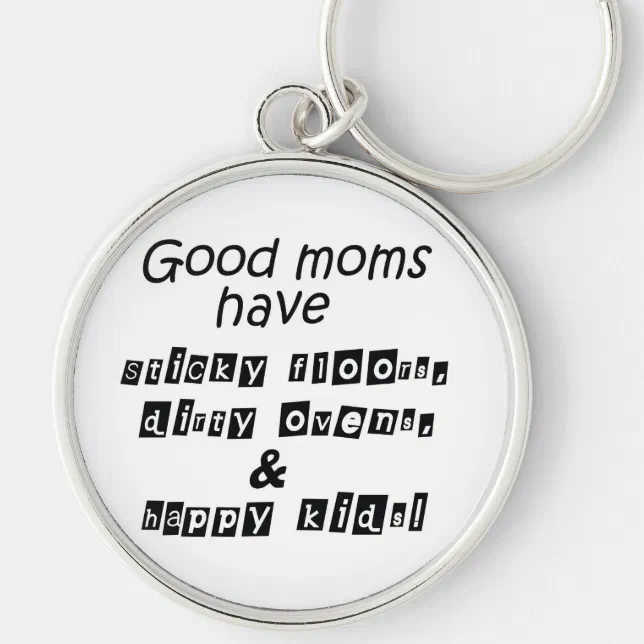 Funny quotes mom fun modern motivational saying keychain | Zazzle