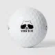Funny raccoon logo custom golf ball gift set | Zazzle