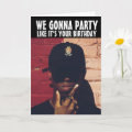 FUNNY RAP RAPPER BIRTHDAY CARD | Zazzle