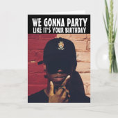 FUNNY RAP RAPPER BIRTHDAY CARD | Zazzle