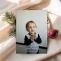 Funny Rarely Calm Always Bright Kids Photo Holiday Card | Zazzle