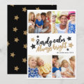 Funny Rarely Calm Always Bright Photo Star Holiday Card | Zazzle