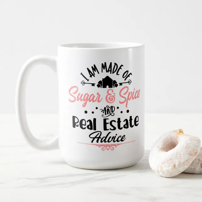Funny Real Estate Agent Gift Home Broker Realtor Coffee Mug | Zazzle