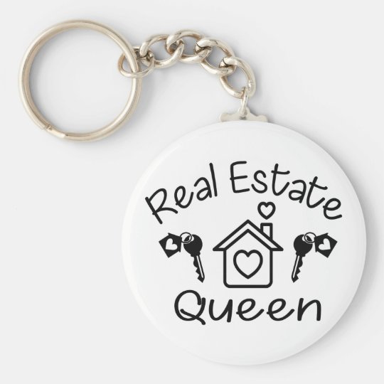 Funny Real Estate Agent Home Broker Cute Realtor Keychain | Zazzle.com
