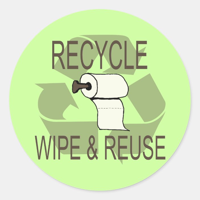 Funny Recycle Stickers | Zazzle.com