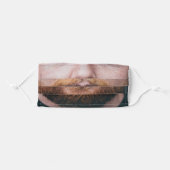 Funny Red Beard Moustache Men Hair Adult Cloth Face Mask | Zazzle