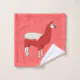 Funny Red Llama Wash Cloth | Zazzle