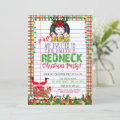 Funny Redneck Christmas Holiday Party Invitation | Zazzle
